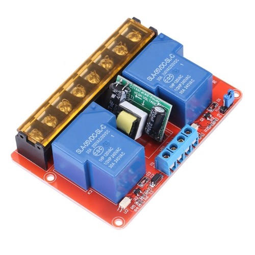 2-Channel 30A Relays Module Board for Intelligent Device Control ...