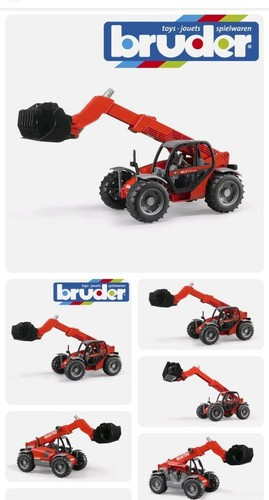 Bruder Manitou Telehandler Wheel Loader With 633 Toys | eBay