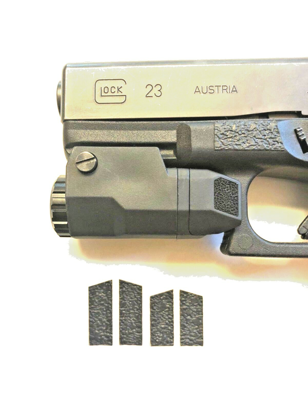 HANDLEITGRIPS Textured Rubber Index Finger Grip Tape for Glock 19 Gen 5 ...