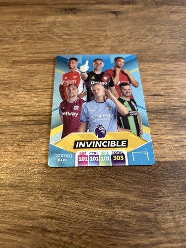 Panini Adrenalyn XL 2025: INVINCIBLE - SAPPHIRE Parallel. Golden Baller ...