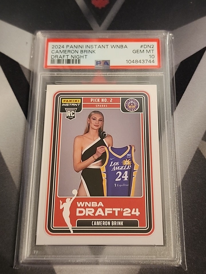 PSA 10 Cameron Brink RC 2024 Panini Instant WNBA Draft Night Rookie Card #DN2 | eBay