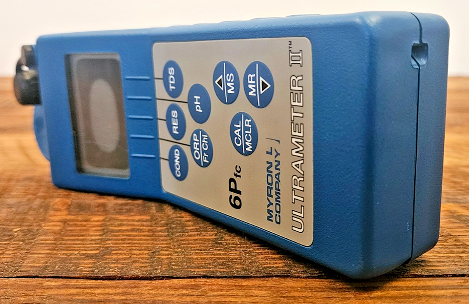 Myron L 6PFC E Ultrameter II Handheld Water Quality Test Meter w Case ...