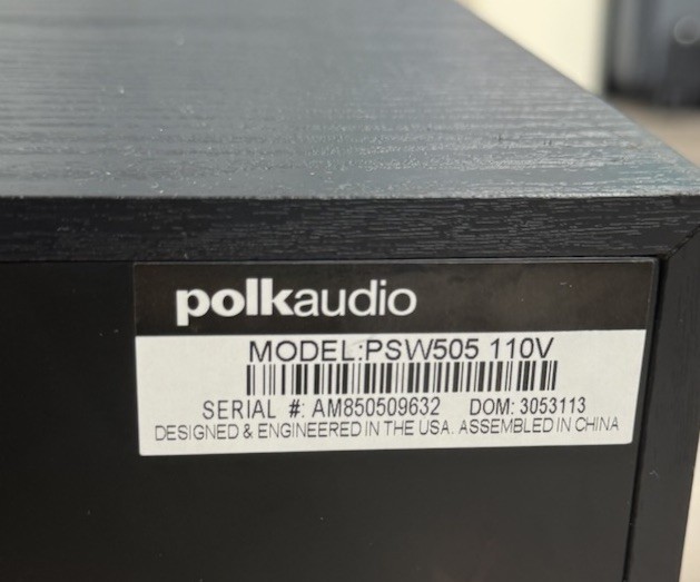 Polk PSW505 Powered Subwoofer for sale online | eBay