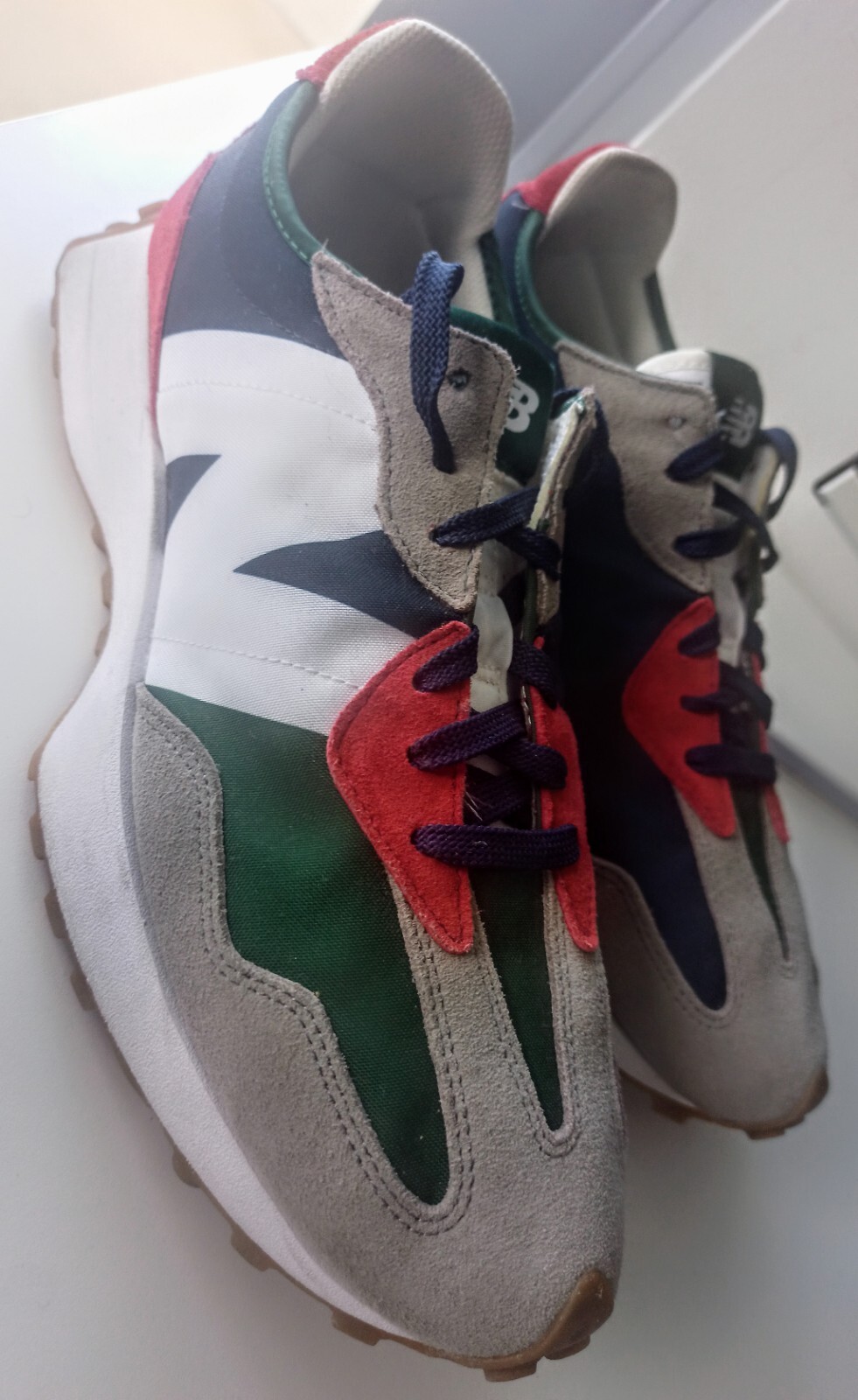 New Balance 327 Cordura NB Blue Multicolor Sneakers S… - Gem