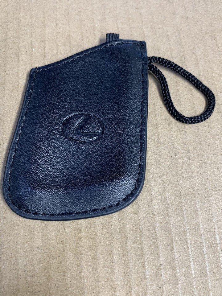 Lexus Smart Key Remote Fob Leather Cover Pouch Case OEM Black | eBay