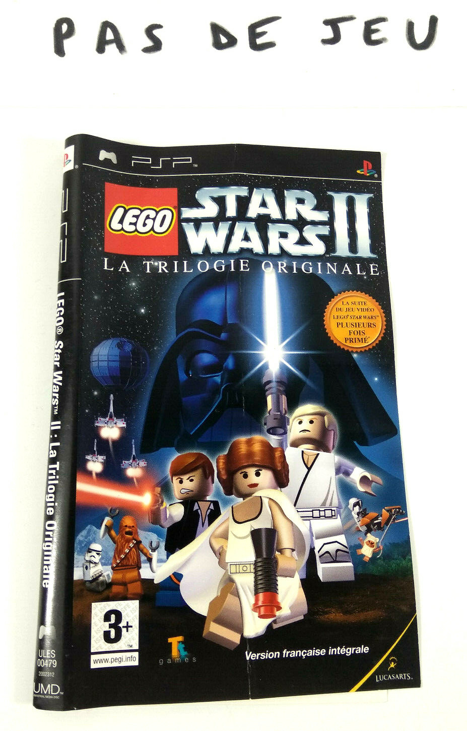 Sony PSP VF Lego Star Wars II La Trilogie Originale Jaquette PAS DE JEU ...