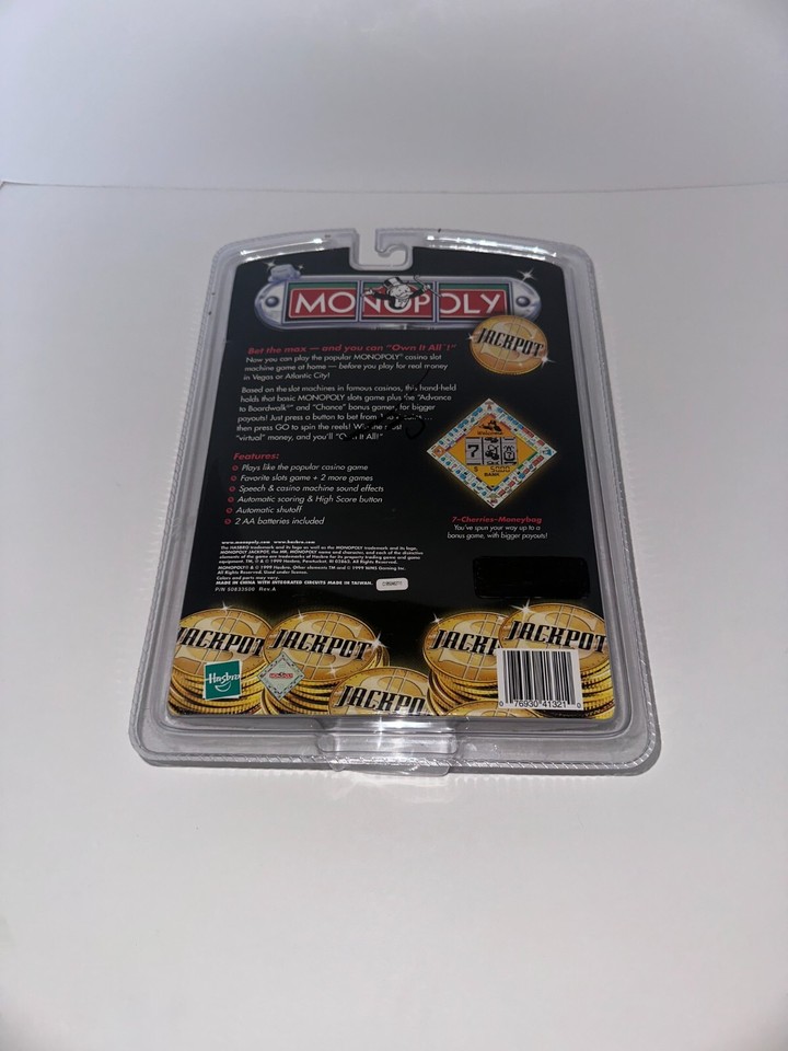 Vintage Monopoly Jackpot Electronic Handheld Game Hasbro 1999 | eBay