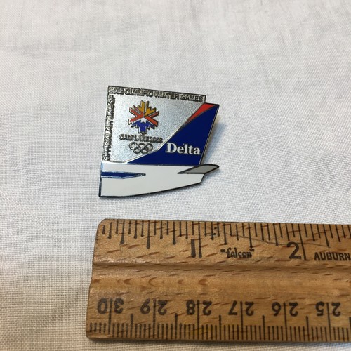 Delta Air Lines Plane Tail Pin 2002 Salt Lake City Winter Olympic Games ...