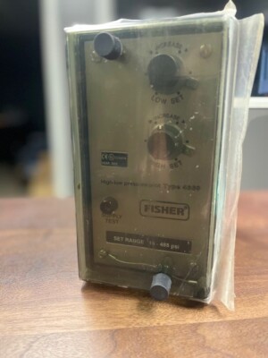 Fisher 4660 High-Low Pressure Pilot | eBay