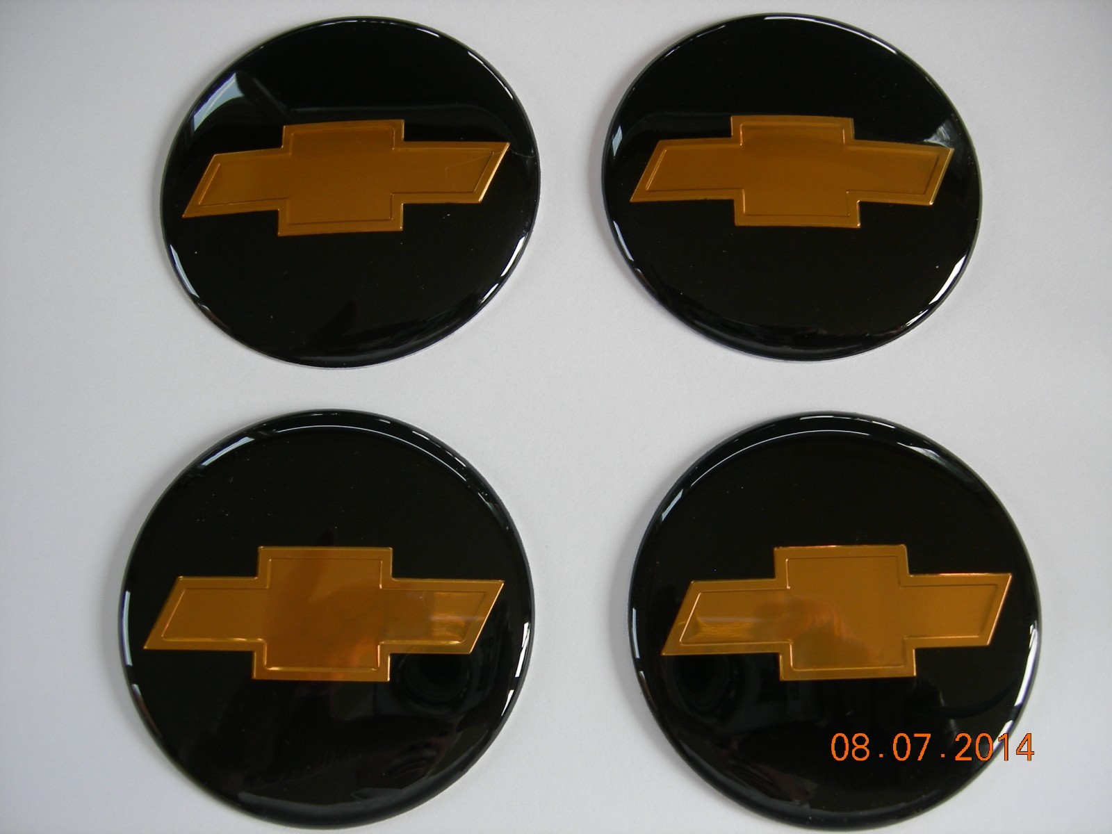 CHEVY CHEVROLET WHEEL CENTER CAP EMBLEMS SET 4 ALUMINUM STICKER DECAL ...