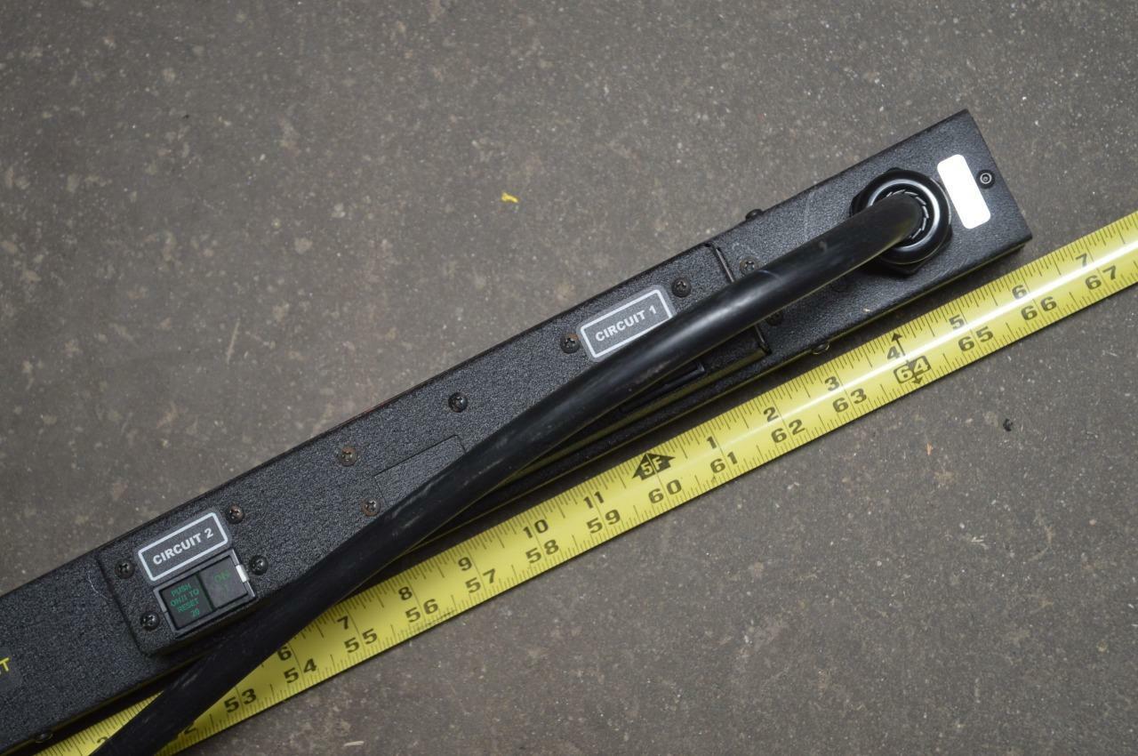 GEIST POWER STRIP XPBC240-103D20TL5 HV12050710 24A 125VAC 50/60HZ 66 ...