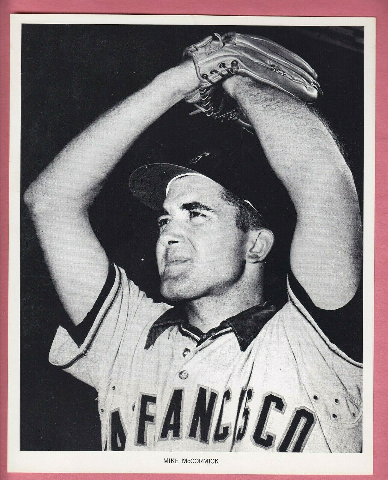 1961 MANNY'S BASEBALL LAND 8 X 10 PHOTO MIKE McCORMICK GIANTS EM | eBay