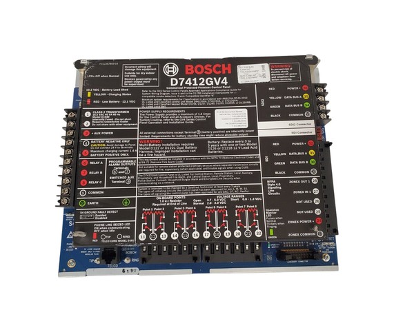 Bosch D7412GV4 Alarm Intrusion Control Panel for sale online | eBay