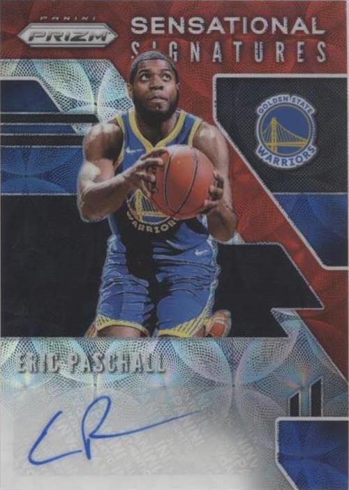 2019-20 Panini Prizm - Sensational Signatures Eric Paschall #SS-EPS ...