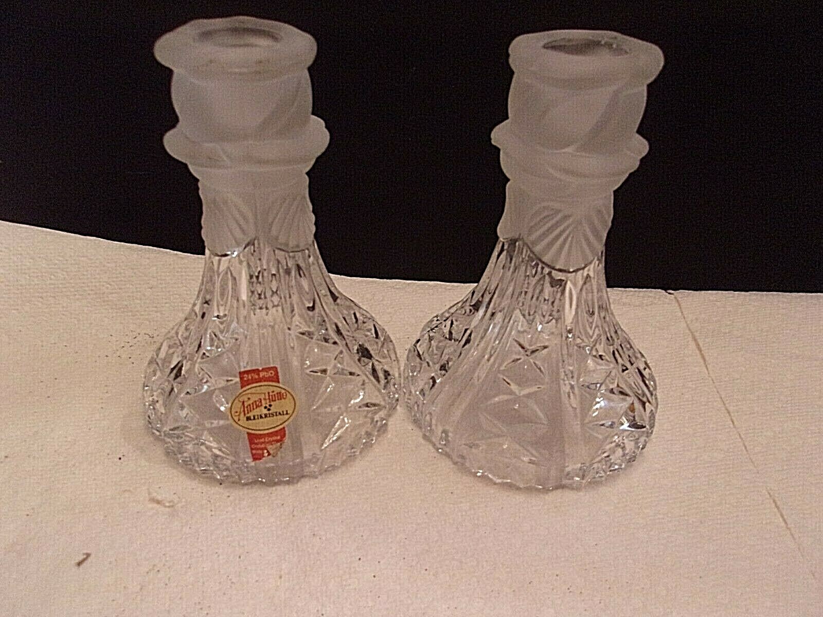 Set of 2 Anna Hutter Candle Sticks NWT | eBay