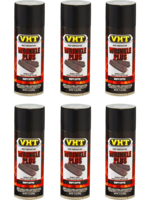 6 x VHT Wrinkle Plus High Heat Paint Black SP201 | eBay