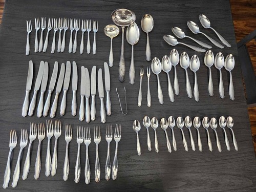 Homag 90 German Silverplated Flatware Set Vintage 66 pieces | eBay