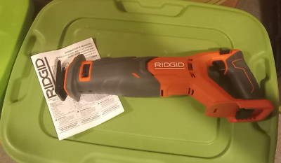New Ridgid 18V Reciprocating Saw R8646 use 18 volt R87004 R87002 -Tool ...