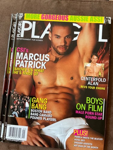 Playgirl Magazine september 2007 csi Marcus Patrick hot hunks | eBay