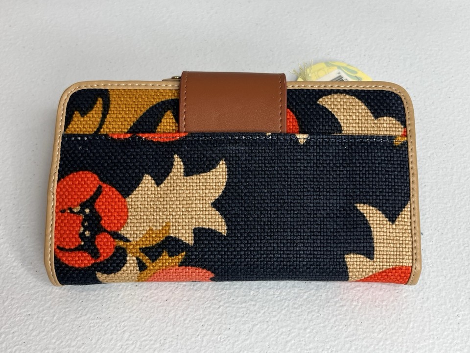 Spartina 449 Mary Lavinia Turn Key Wallet Floral Canvas | eBay