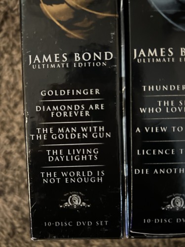 007 James Bond Ultimate Edition Volumes 1-4 Collectors Lot Box Set ...