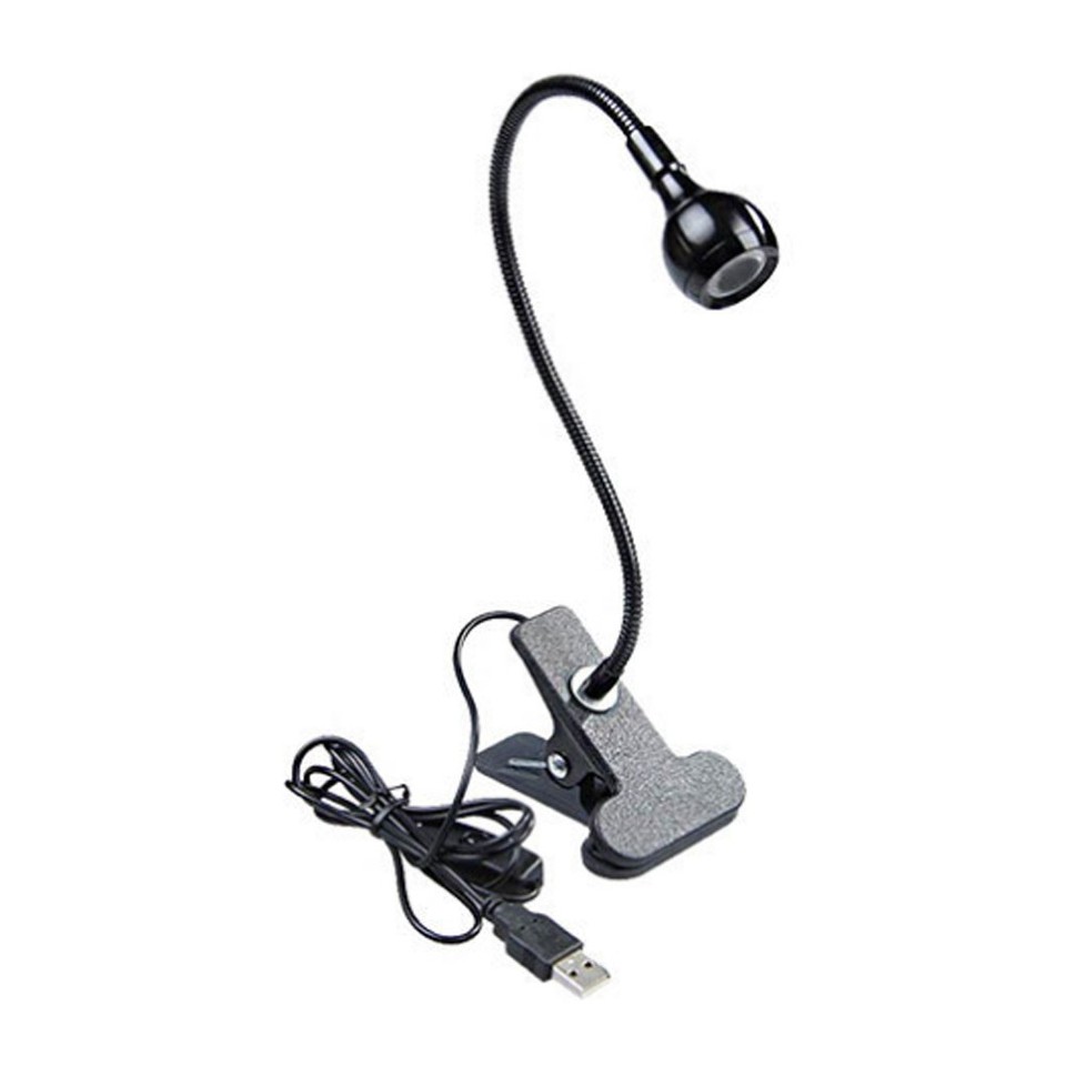 Usb Flexible Gooseneck Led Clip On Reading Lamp 3W Eye Table Lamp for ...