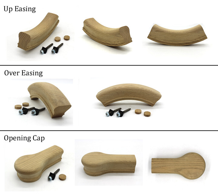 6010 Series, Hardwood Red Oak Stair Handrail Parts | eBay