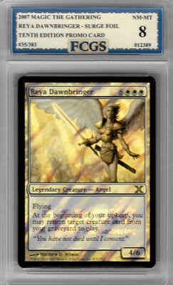 2007 MTG Reya Dawnbringer Promo Surge Foil #35 Graded FCGS 8 NM-MT | eBay