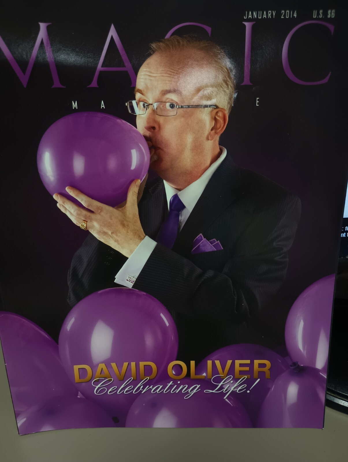 Magic Magazine David Oliver Issue Jan 2014 | eBay