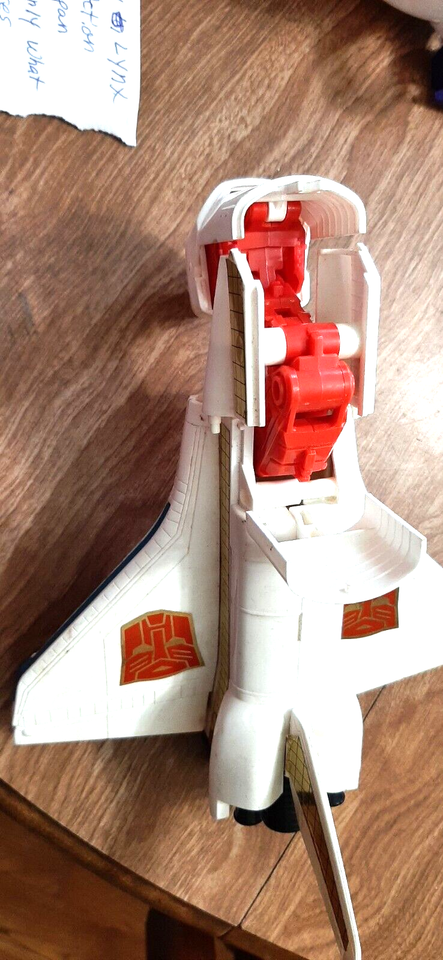 Transformers G1 Sky Lynx Space Shuttle Action Figure 1986 Hasbro 99% ...