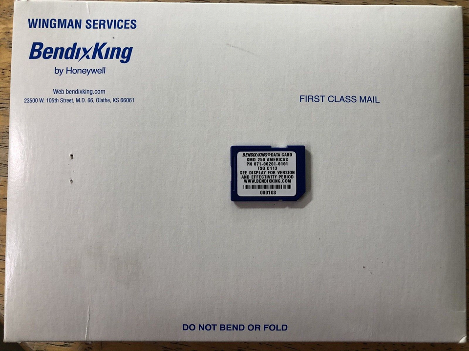 Bendix King KMD 250 Americas Data Card | eBay