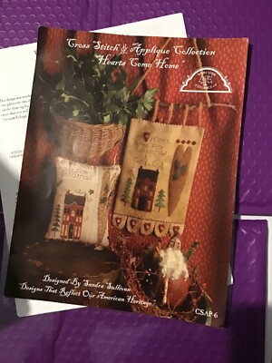 Homespun Elegance “HEARTS COME HOME” Counted Thread Pattern Booklet | eBay