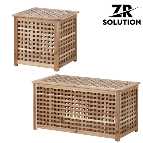 Brand New Ikea HOL Storage/Side Table Acacia 2 sizes in stock 98x50cm ...