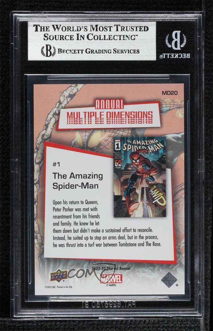 2022-23 Marvel Annual Multiple Dimensions SSP The Amazing Spider-Man ...