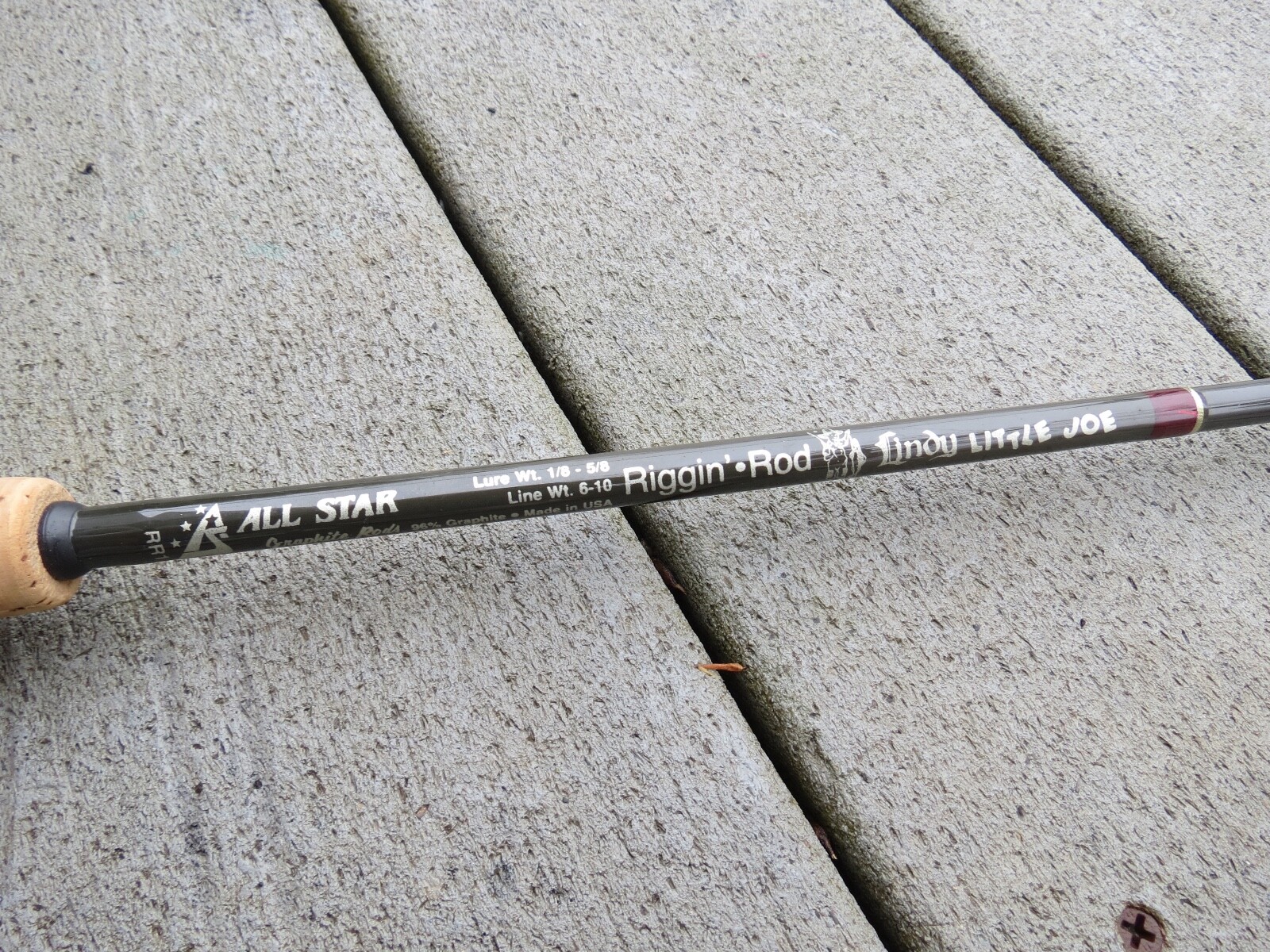 All Star Riggin Rod Lindy Little Joe fishing rod made in USA (lot#13122 ...