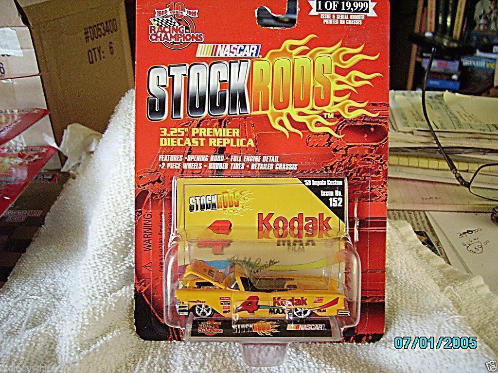 Racing Champions 10th ANNIVERSARY KODAK NASCAR '58 IMPALA CUSTM CONV 1 ...