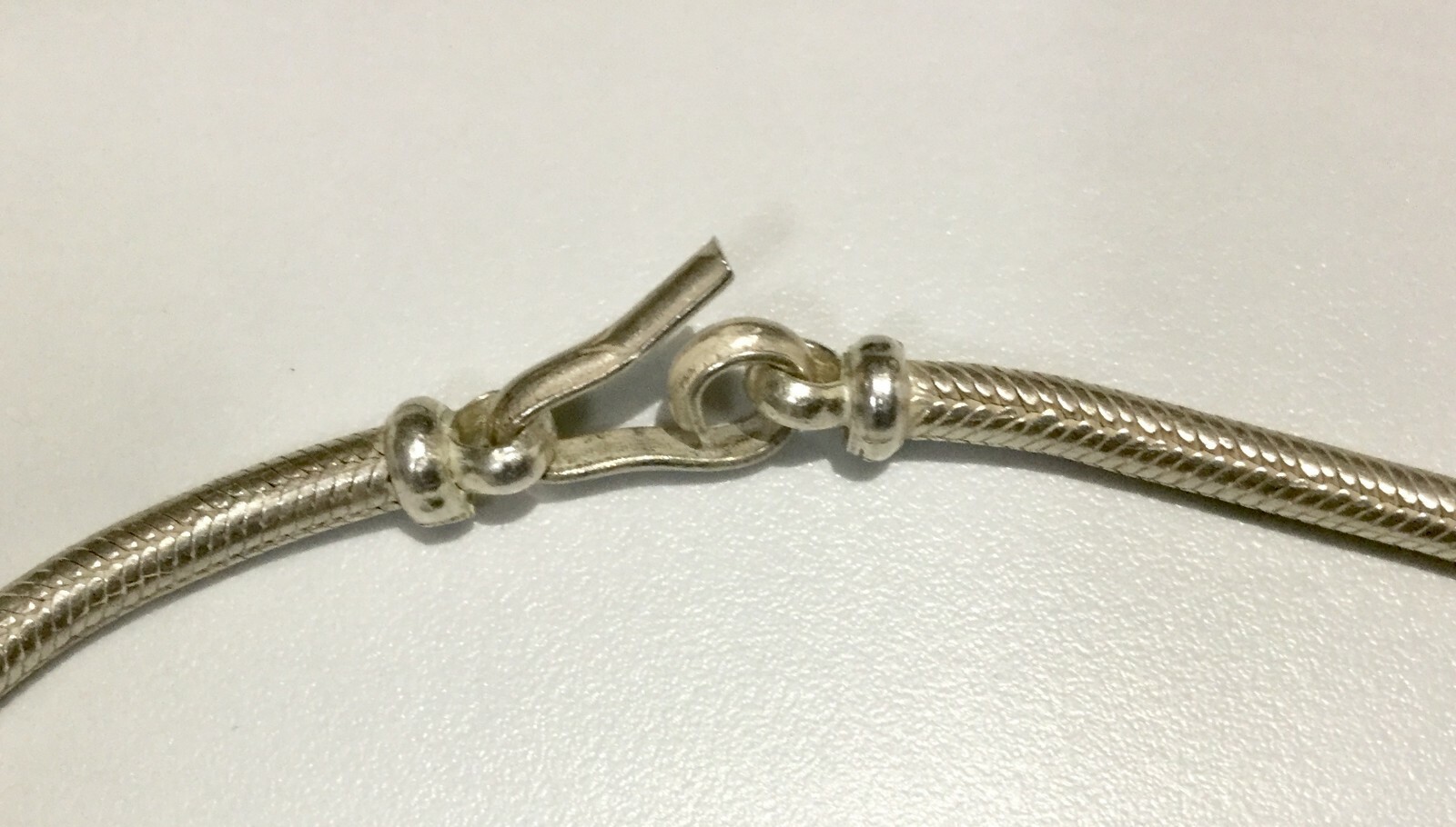 Necklace, 925 Sterling Silver, Snake Chain, 4mm x 495mm Long | eBay