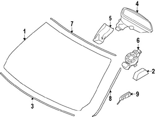 BMW 51137258183 GENUINE OEM SIDE MOLDING CLIP | eBay