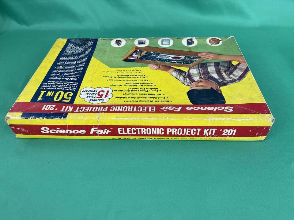 Radio Shack Science Fair Electronic Project Kit #201 50 in 1 - 1960s | eBay