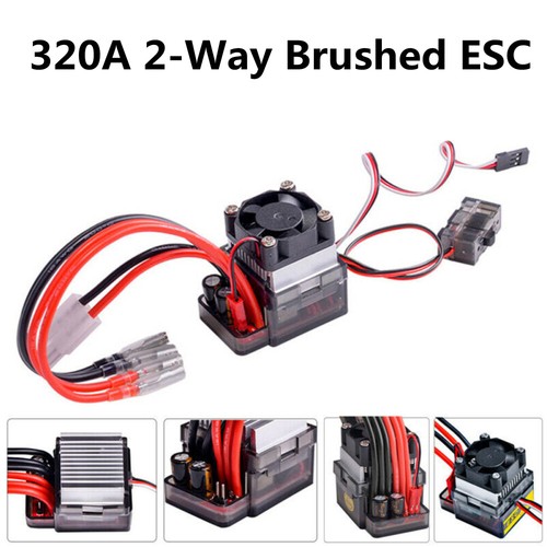 2-Way 6-12V 320A High Voltage ESC Brushed Speed Controller for RC Car ...