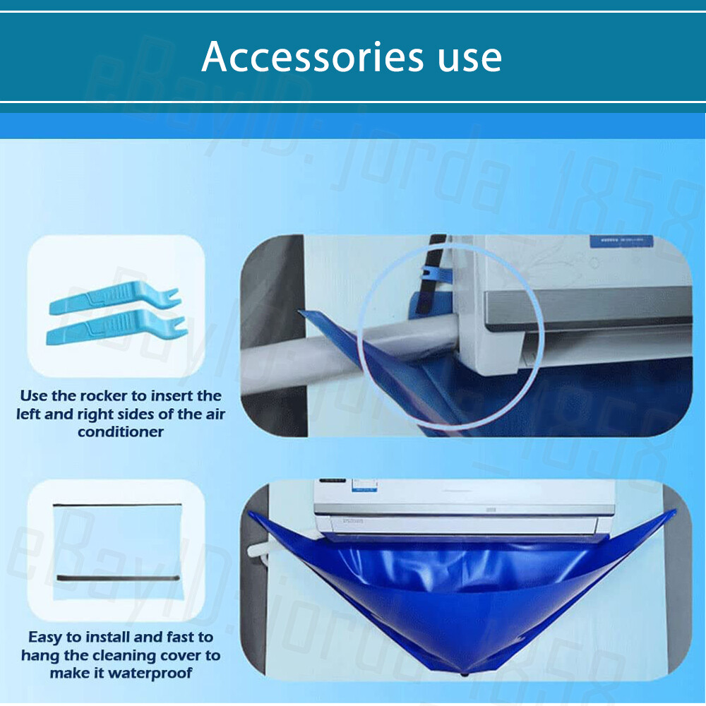 Waterproof Wall Mounted Wash Cover Air Conditioner Cleaning Bags ...