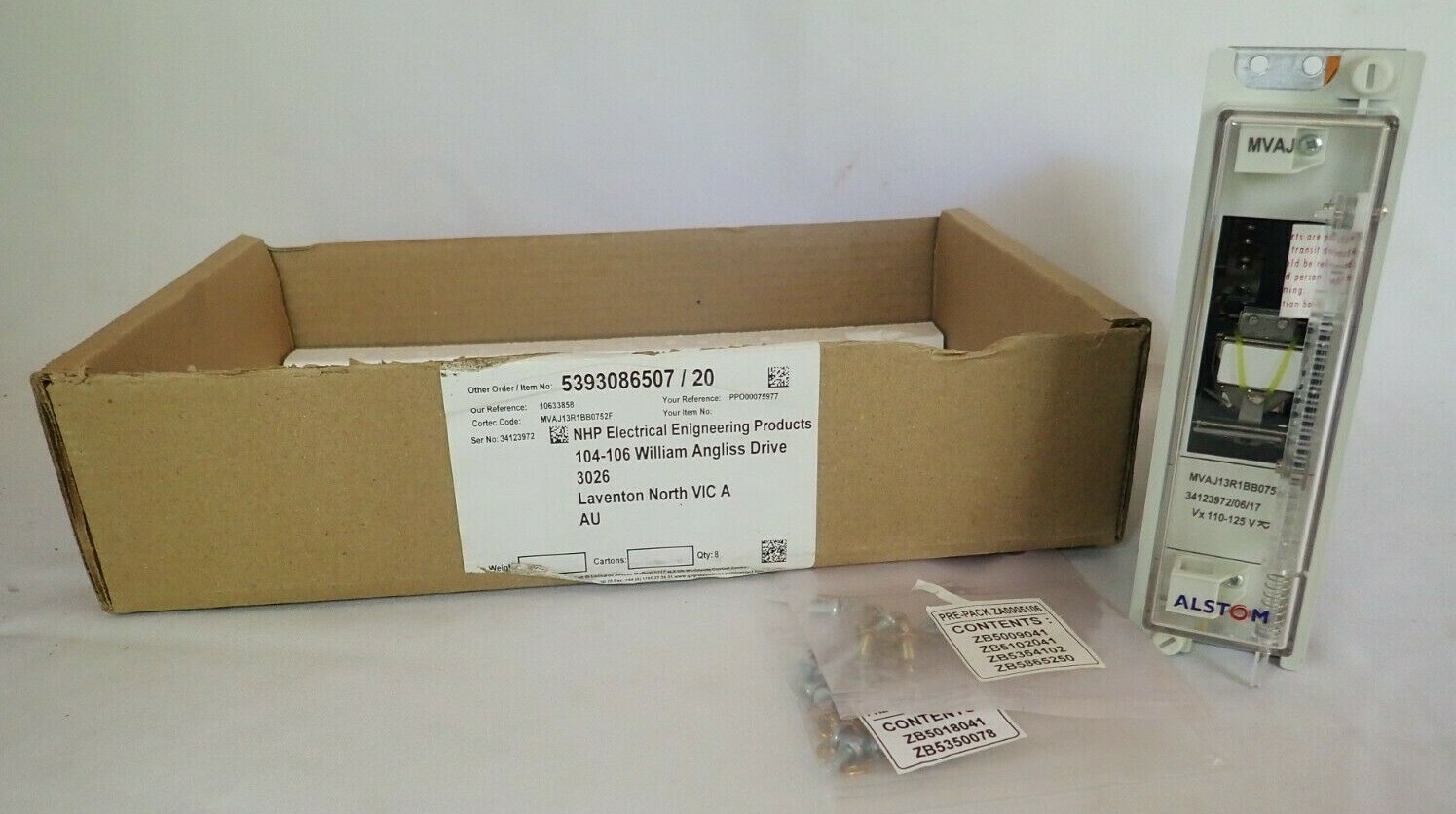 MVAJ13R1BB0752F ALSTOM MVAJ TRIP RELAY NEW IN BOX | eBay