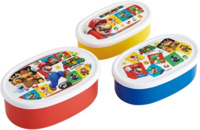 Super mario seal container case Box Bento lunch box 3pcs 180ml 280ml ...