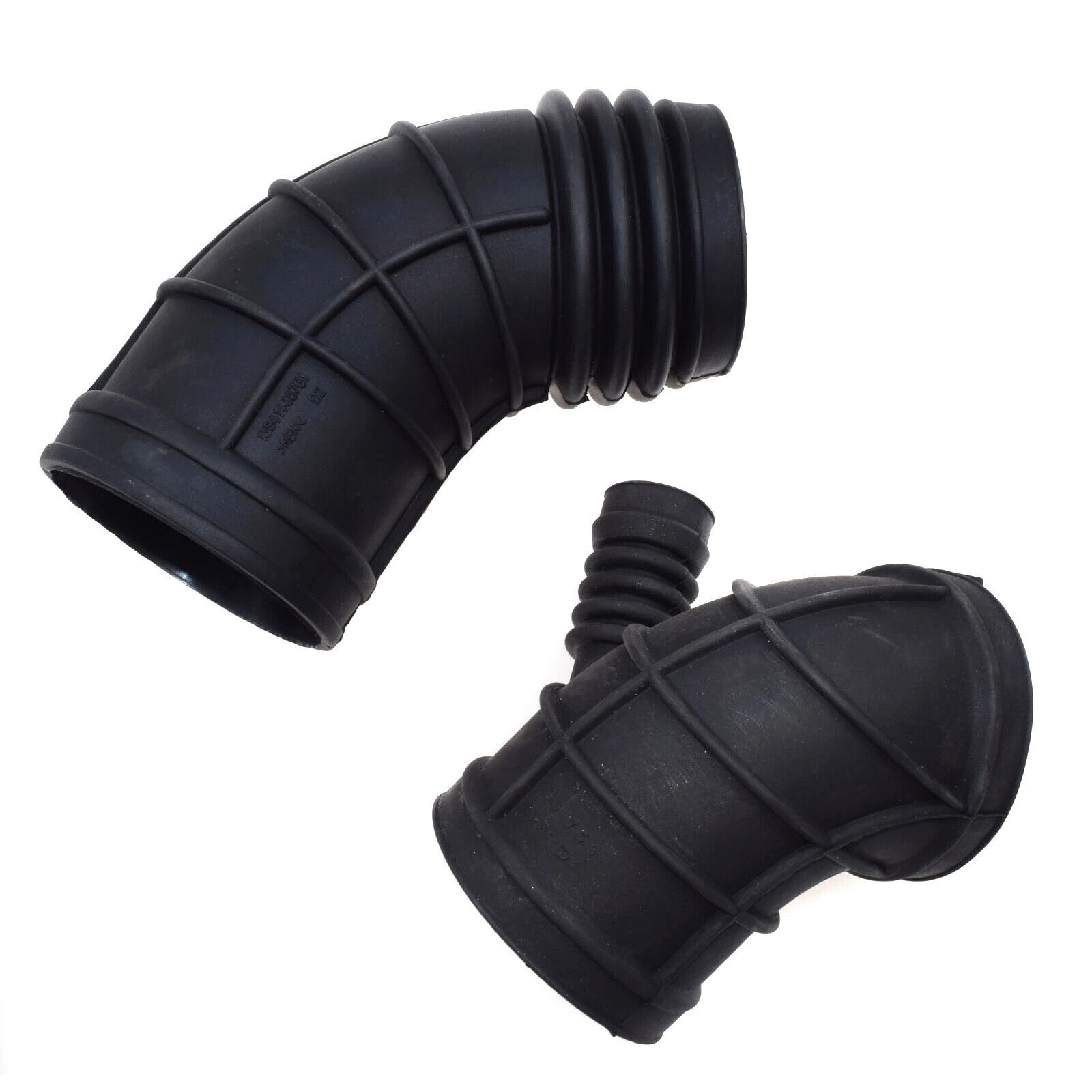 2x Throttle Body Air Intake Boot Hose Kit For Bmw E46 M54 325ci 325i 2