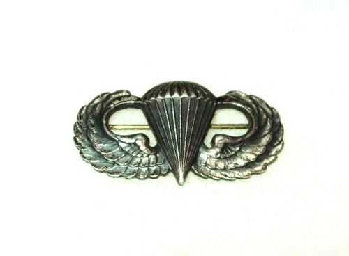 ORIGINAL SILVER-PLATED WW2 AIRBORNE PARATROOPER PARACHUTE JUMP WINGS ...