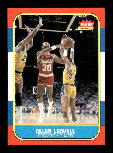 1986-87 Fleer #62 Allen Leavell Rockets EX-MT *s4 | eBay