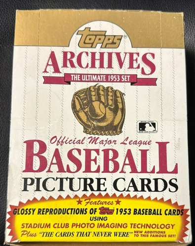 2 1991 Topps Archives Baseball 36 Sealed Wax Pack Boxes 1953 Set ...