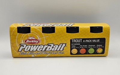 New PowerBait 4 Pack of Floating Trout Bait Dough FREE SHIPPING | eBay