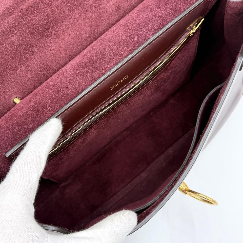 Mulberry Amberley Shoulder Bag Handbag 2way Leather Multi-color Twist ...