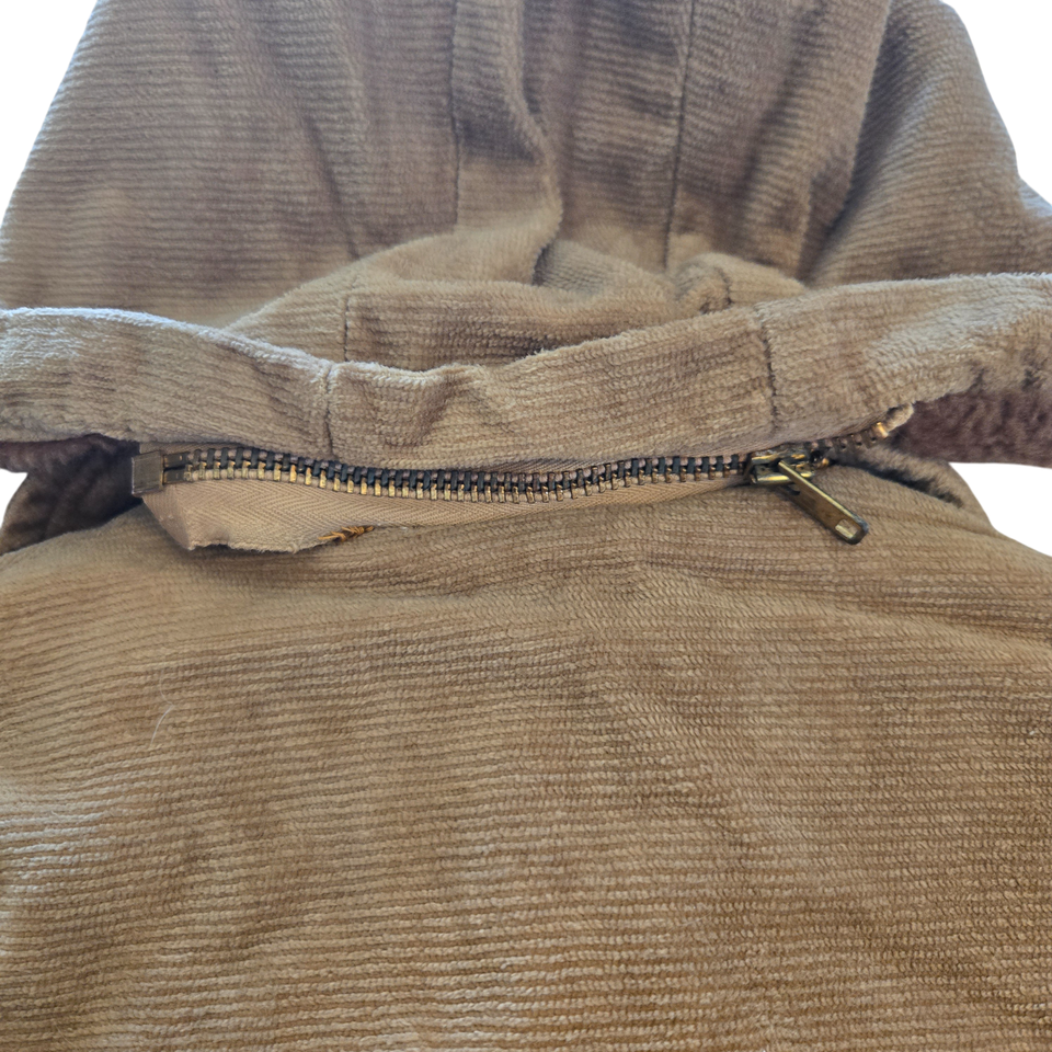 Corduroy Coat Kids Size 6 Lined Removable Hood Vintage Dixie Land ...